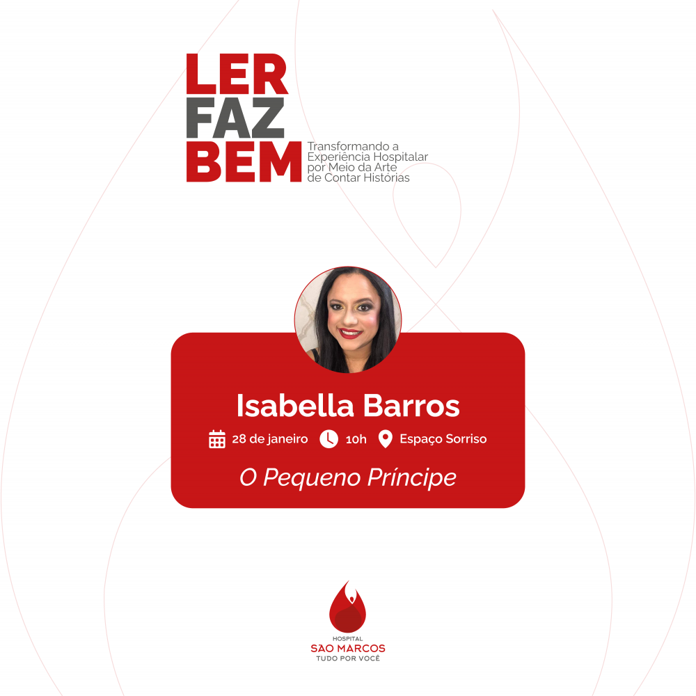 ATRIZ ISABELLA BARROS NO PROJETO - Hospital São Marcos